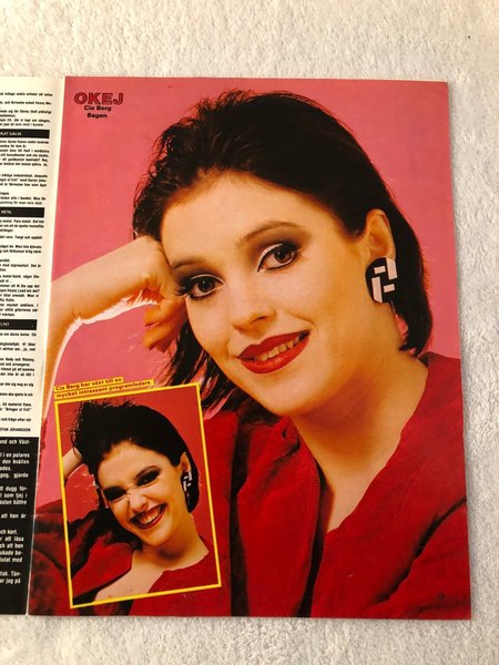 CIA BERG 1984 affisch urklipp poster tidningen .. | Köp på Tradera ...