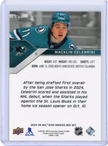 Se produkter som liknar 2024-25 UD Star Rookies #13 M.. på Tradera (675093234)