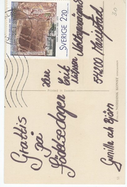 Jac Edgren Vykort Nr:134 Nordisk Konst. | Köp på Tradera (706822584)