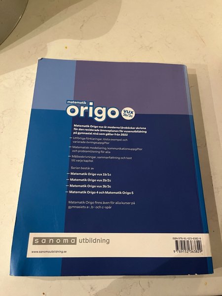 Matematik Origo Vux 3b/3c - Attila Szabo, Nicla.. | Köp på Tradera ...