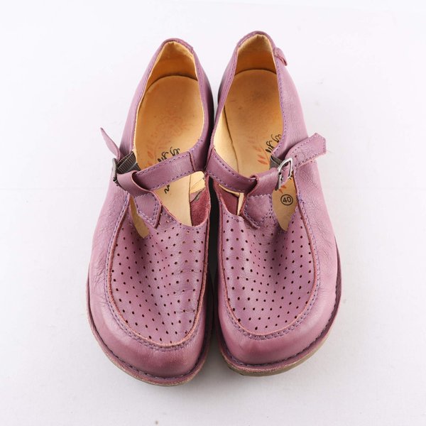 Lågskor, Gudrun Sjödén, lila, skin.. | Köp från Myrorna på Tradera ...