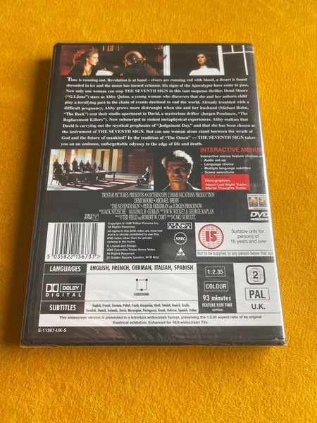 The seventh sign - NY INPLASTAD - DVD - Demi Mo.. | Köp på Tradera ...