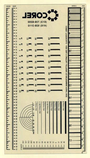 Vintage Corel Draw typografisk mall typ(bokstav.. | Köp på Tradera ...
