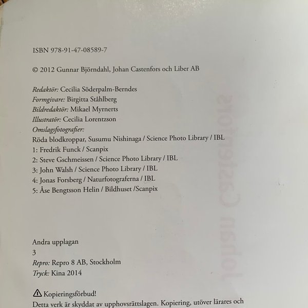 Spira Biologi 2 av Gunnar Björndahl och Johan C.. | Köp på Tradera (690707600)