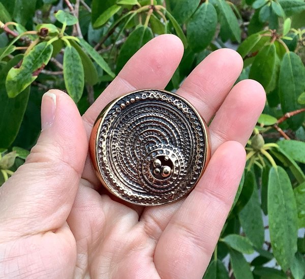 Vintage Oanvänd Finsk Brons Bronze brosch f. Jo.. | Köp på Tradera ...