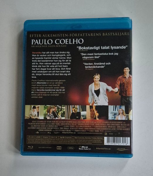 Veronika Bestämmer Sig För Att Dö Blu-ray / Pau.. | Köp på Tradera ...