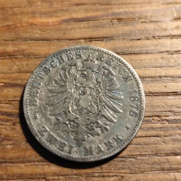 2 Mark 1876 A Silver Wilhelm I German Emperor a.. | Köp på Tradera ...