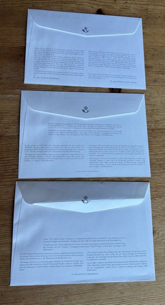 Hälsning Frimärken FDC 92,95,96 3 st | Köp på Tradera (733887569)