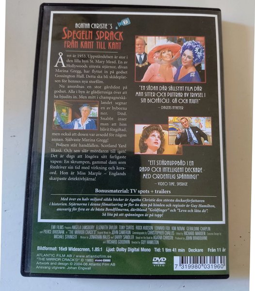 TOPPSKICK, Agatha Christie - Spegeln Sprack Frå.. | Köp på Tradera ...
