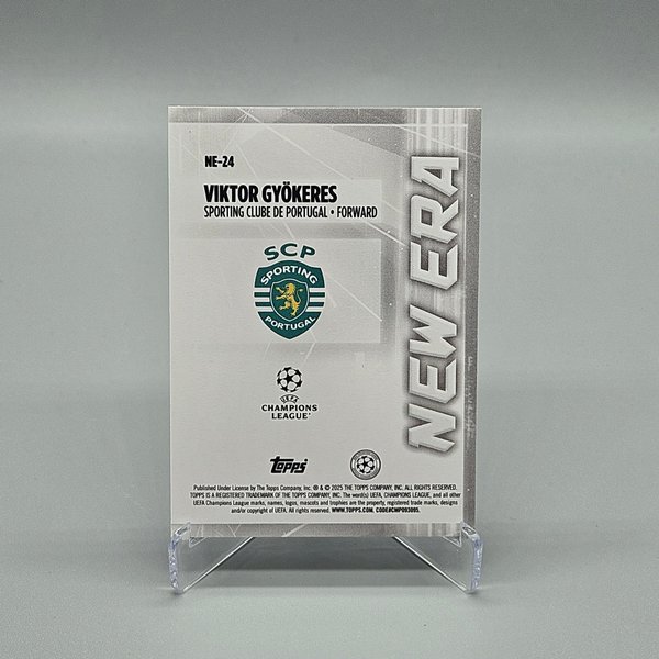 Viktor Gyökeres New Era - Topps Flagship 24/25 .. | Köp på Tradera ...