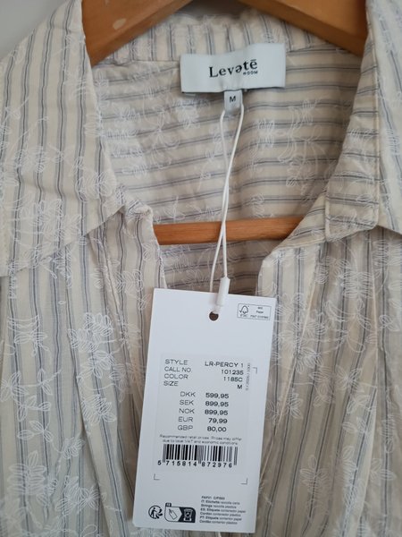 NY! Levete Room randig blus med broderade detal.. | Köp på Tradera ...