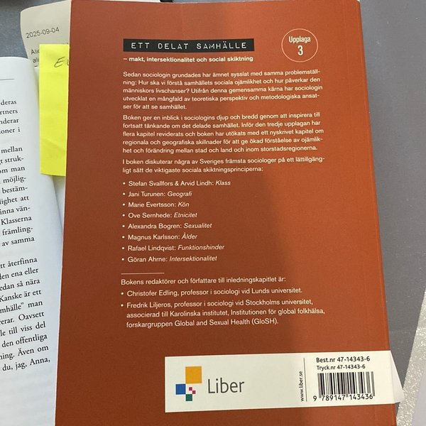 Ett Delat Samhälle - Christofer Edling & Fredri.. | Köp på Tradera ...