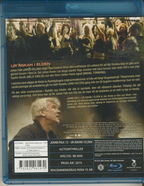 Johan Falk - Ur askan i elden (Blu-ray) | Köp på Tradera (709957983)