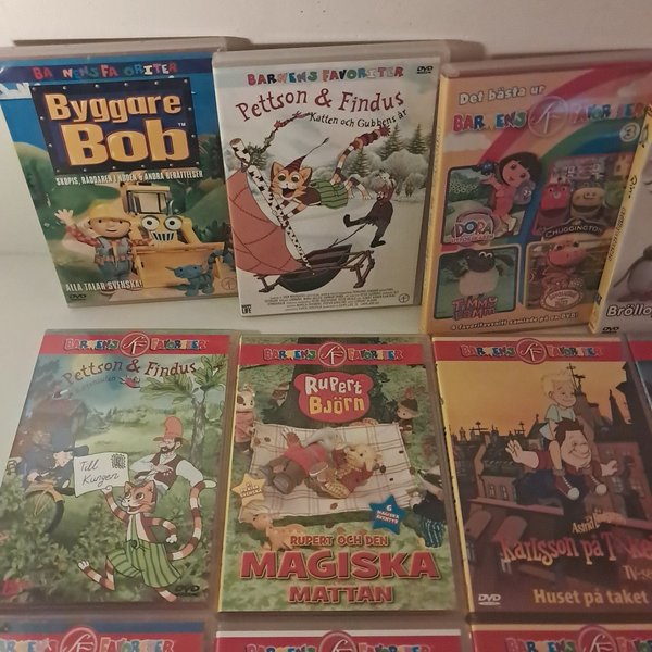 Se produkter som liknar Barnens favoriter DVD-samling.. på Tradera ...