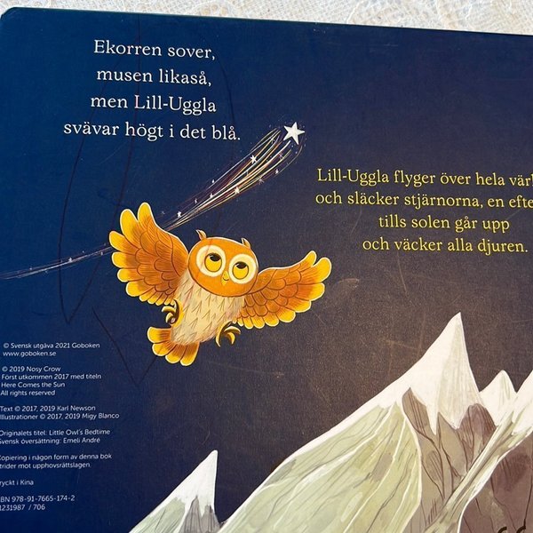 Lill-Uggla säger god natt av Karl Newson och Mi.. | Köp på Tradera ...