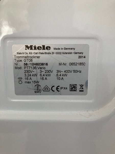 Se produkter som liknar Miele Torktumlare - Modell PT.. på Tradera ...