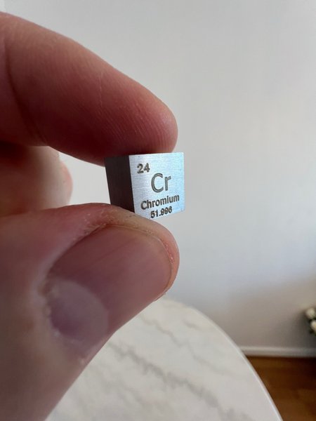 Krom 99.9% Grundämne Element Cr 24 Periodiska S.. | Köp på Tradera ...