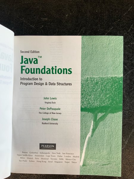 Java Foundations: Introduction to Program Desig.. | Köp på Tradera ...