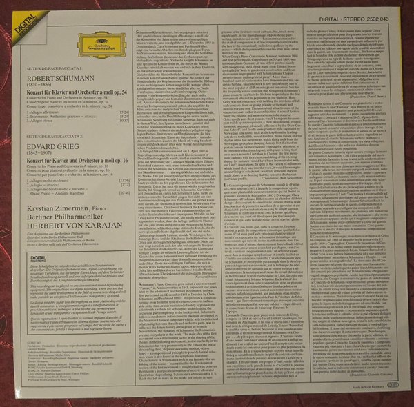 Schumann, Grieg - Klavierkonzerte - Piano Conce.. | Köp på Tradera ...