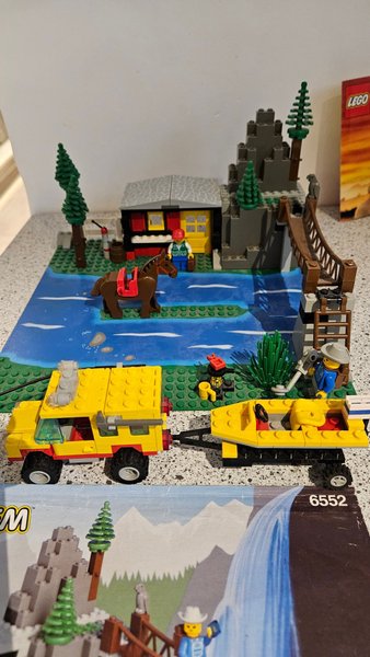 Lego System 6552 Rocky River Retreat | Köp på Tradera (714546523)