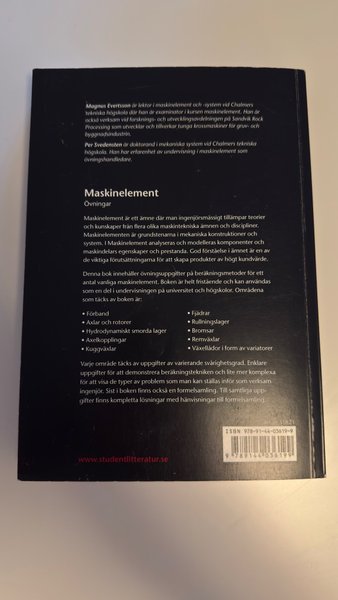 Se produkter som liknar Maskinelement Övningar av Mag.. på Tradera ...