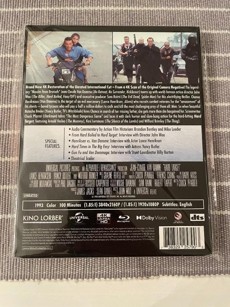 Hard Target 4K Blu-ray - Kino Lorber (med slipc.. | Köp på Tradera ...