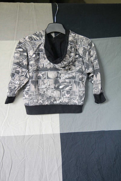 Grå Hoodie med Batman motiv Stl. 98/104 | Köp på Tradera (736875885)