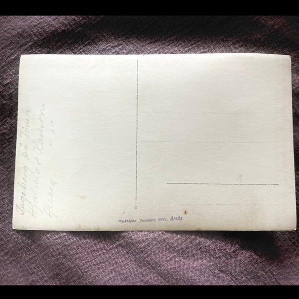 Vykort från sekelskiftets Åmål, namn står nedsk.. | Köp på Tradera ...