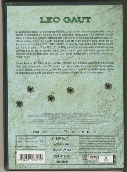 Johan Falk: Leo Gaut DVD Nr 4 | Köp på Tradera (696189131)