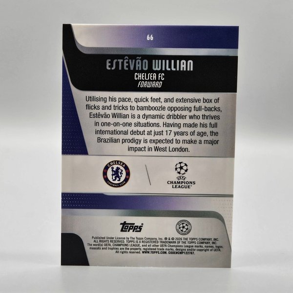 Estevao Willian RC Rookie - Topps Flagship 25/2.. | Köp på Tradera ...