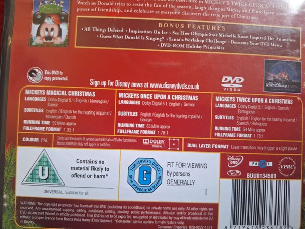 Se produkter som liknar MICKEY'S MAGICAL CHRISTMAS / .. på Tradera ...