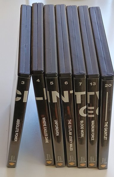 7 st Clint Eastwood Dvd filmer | Köp på Tradera (697908641)