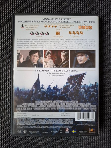 Lincoln DVD Daniel Day-Lewis Sally Field James .. | Köp på Tradera ...