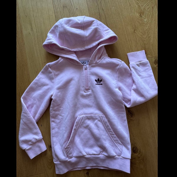 Adidas rosa hoodie, storlek 116 | Köp på Tradera (736861794)