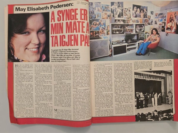 Abba / Frida - A very rare newspaper from Norwa.. | Köp på Tradera ...