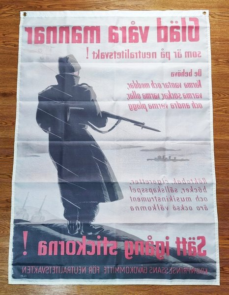 Nytryck Neutralitetsvakt Svensk Propaganda WWII.. | Köp på Tradera ...