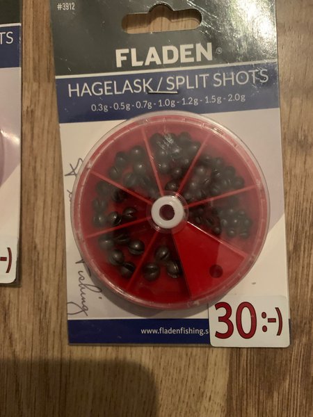 Fiskesänken paket – bomb sinker, split shots & .. | Köp på Tradera ...