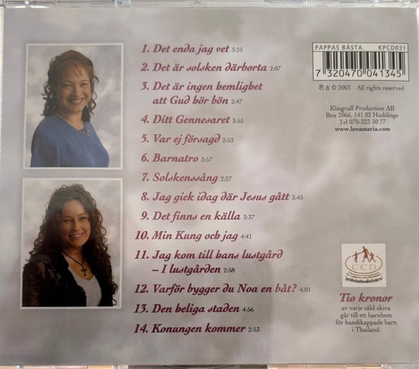 Pappas Bästa - Lena Maria Klingvall & Iréne Hel.. | Köp på Tradera ...