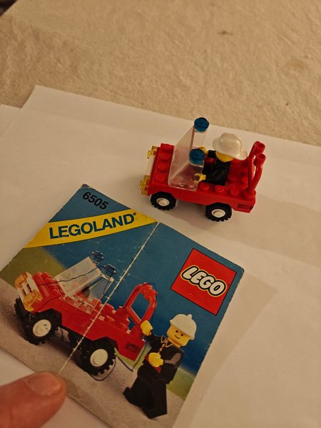 LEGO Legoland 6505 Fire Chief's Car | Köp på Tradera (713687208)