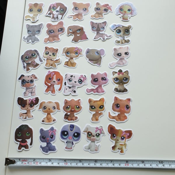 30st my little pets shop klistermärken/stickers | Köp på Tradera ...