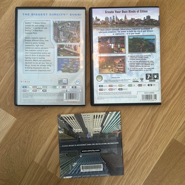 SimCity Klassiker - SimCity 4 Deluxe, SimCity S.. | Köp på Tradera ...
