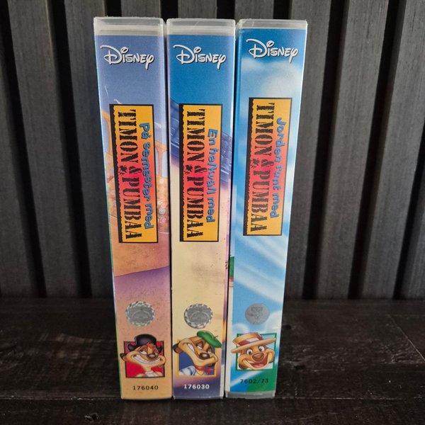 Timon & Pumbaa VHS-filmer - 3-pack | Köp på Tradera (716732588)