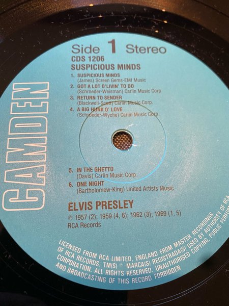 Elvis Presley - Suspicious Minds - LP | Köp på Tradera (710801540)