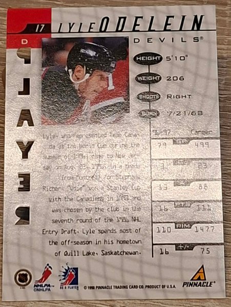 Lyle Odelein - Pinnacle Player IP AUTO | Köp på Tradera (711995019)