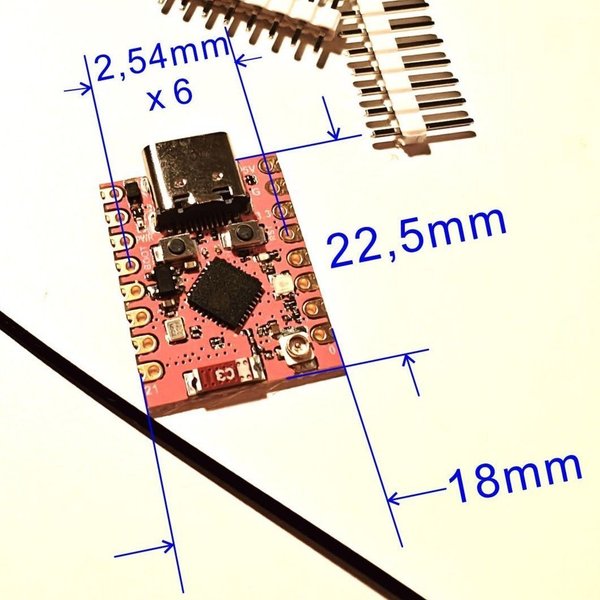 Esp32 Esp32c3 Supermini Utvecklingskort Med Wif Köp På Tradera