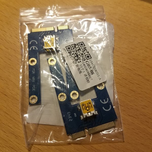 OANVÄNT! Mini PCIE Converter Adapter Pci for ex.. | Köp på Tradera ...