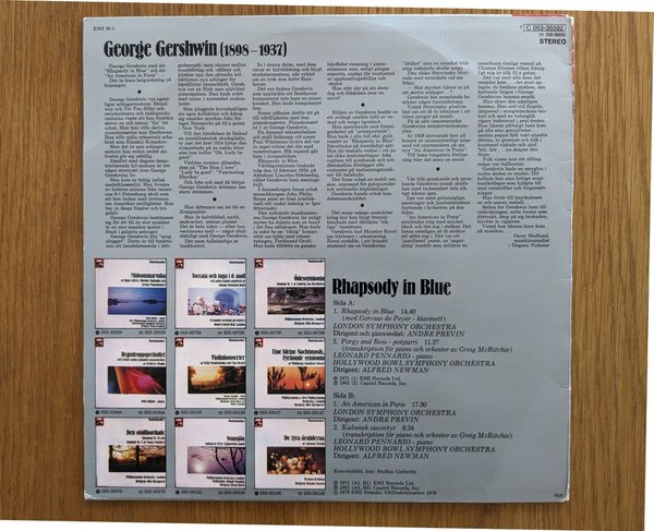 Se produkter som liknar Rhapsody In Blue, George Gers.. på Tradera ...