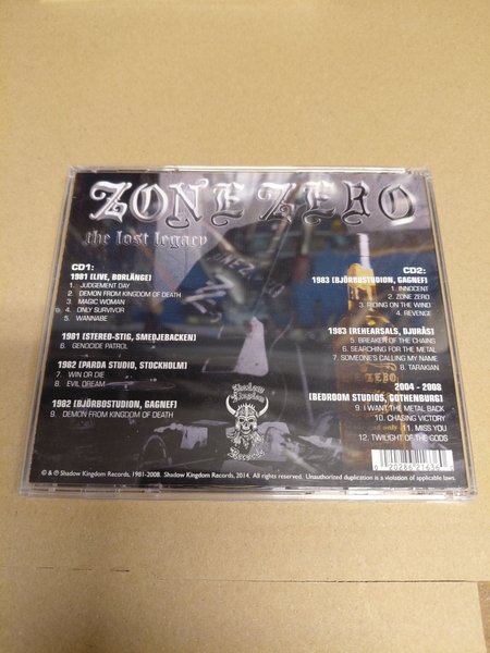 Zone Zero - Heavy Metal The Lost Legacy 2CD FWO.. | Köp på Tradera ...