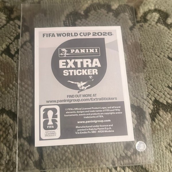 Achraf Hakimi Panini Extra Sticker FIFA Fotboll.. | Köp på Tradera ...