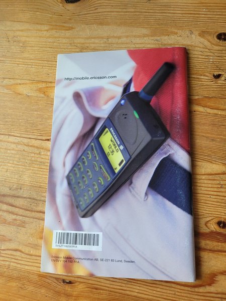 Instruktionsbok Ericsson A1018 från 1999 | Köp på Tradera (713337107)